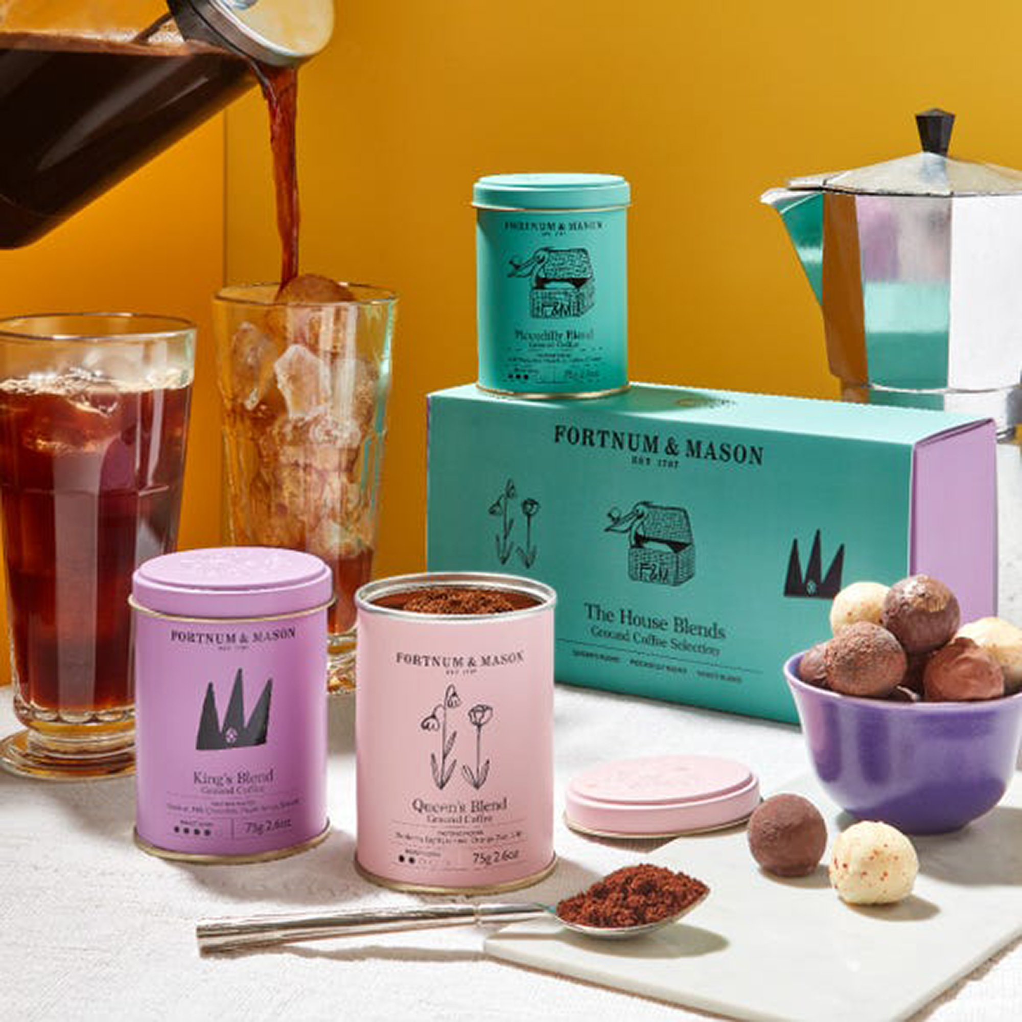 Fortnum & Mason Mini Tin Gift Pack (Picc/Queens/Kings) 225g Food ...