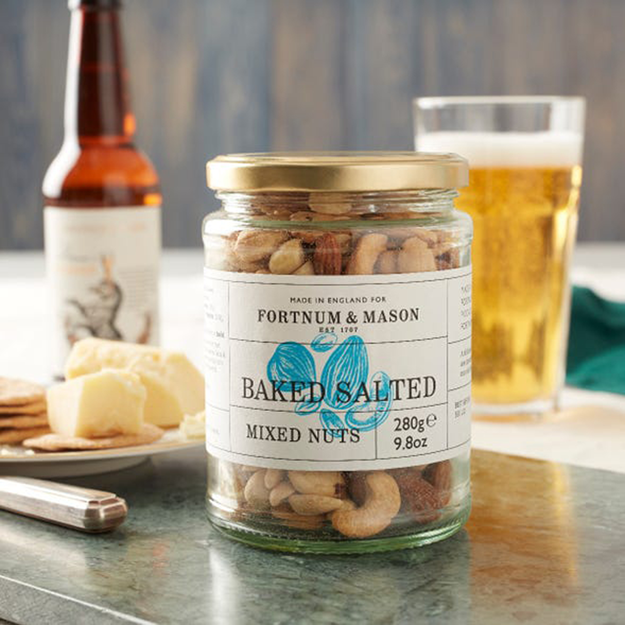 Fortnum & Mason Baked Salted Mixed Nuts 280g Food & Drink | Heathrow ...
