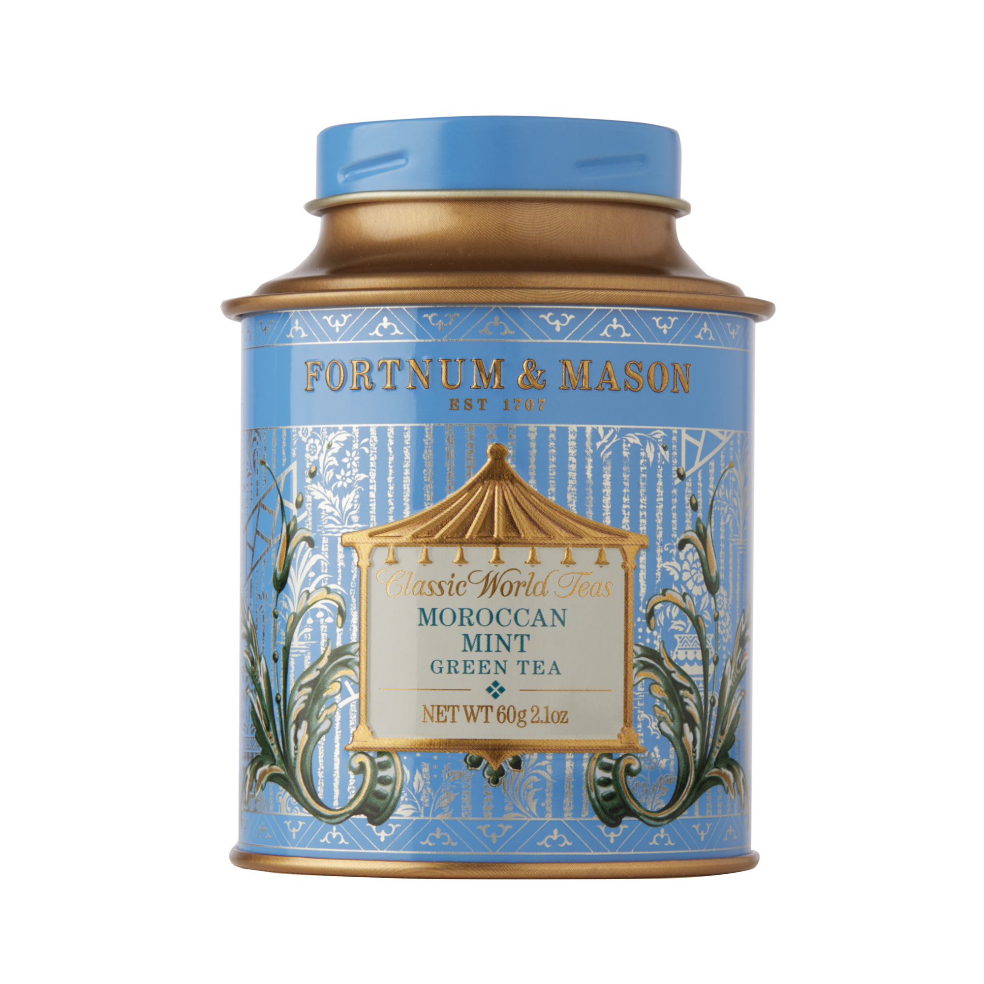 Fortnum & Mason Moroccan Mint Tea Tin 60g Food & Drink | Heathrow ...