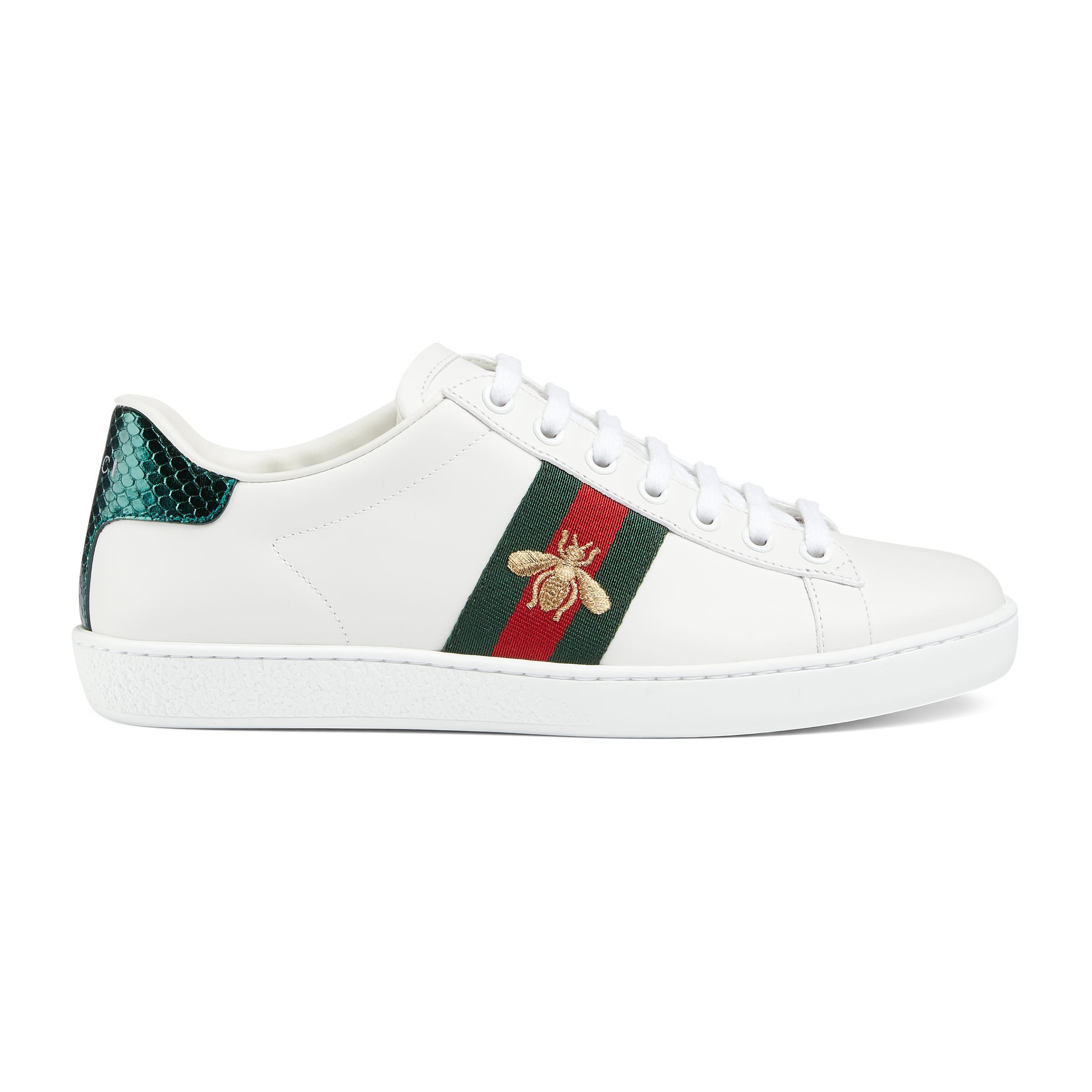 Gucci Women's Ace sneaker with bee Trainers | Heathrow Reserve & Collect