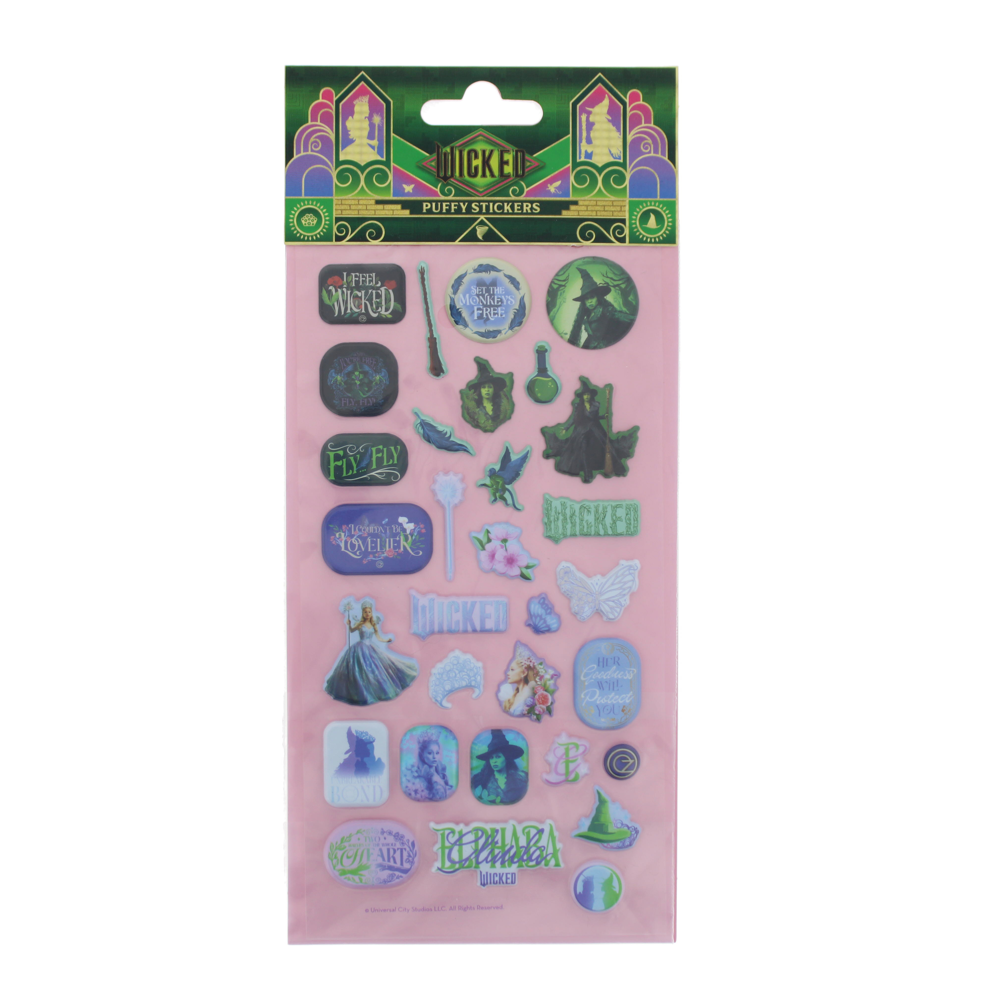 WHSmith Wicked Puffy Sticker Toys & Games | Heathrow Reserve & Collect